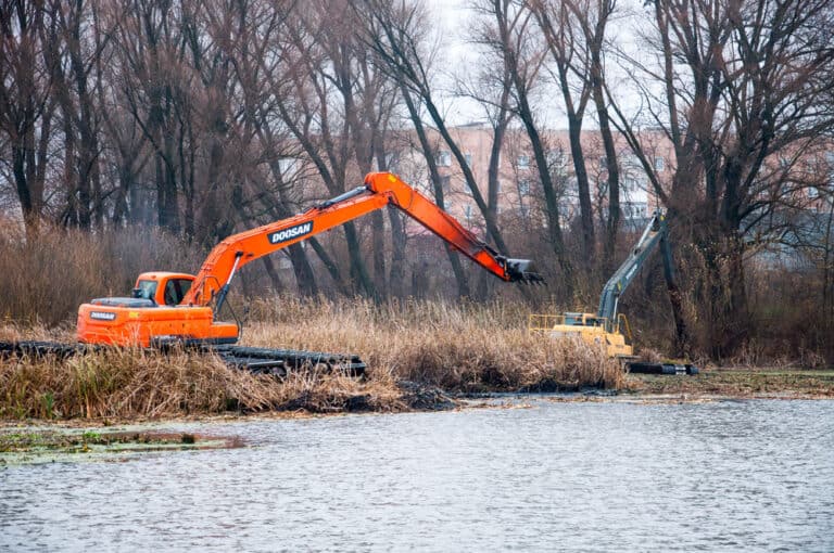 Pond & Lake Dredging Services | Sediment Removal | Lake Management Inc